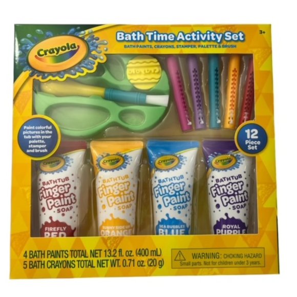Crayola | Bath, Skin & Hair | Crayola Bath Time Activity Set 4 Bath ...